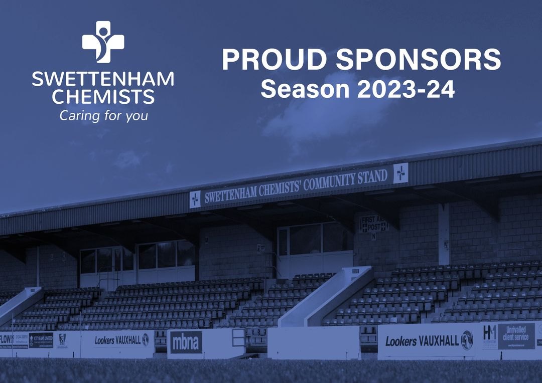Swettenham Chemists - Chester FC - West Stand Sponsor - Season 2023-24 ...