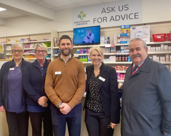 MP Visit to Swettenham Chemists - Rock Ferry | Swettenham Chemists