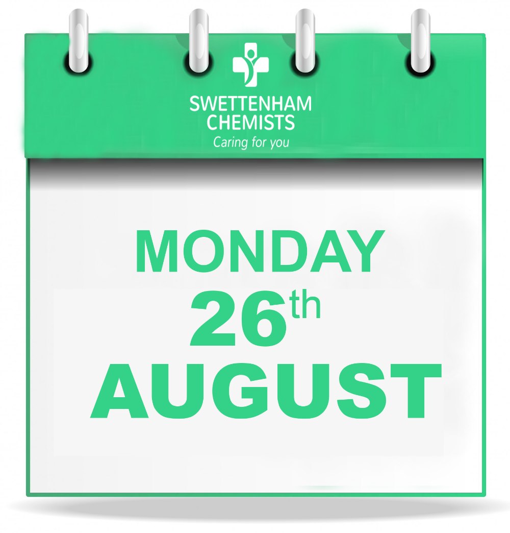 Holiday 26th August