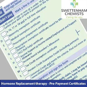 Hormone Replacement Therapy - Pre-Payment Certificates - Guidance ...